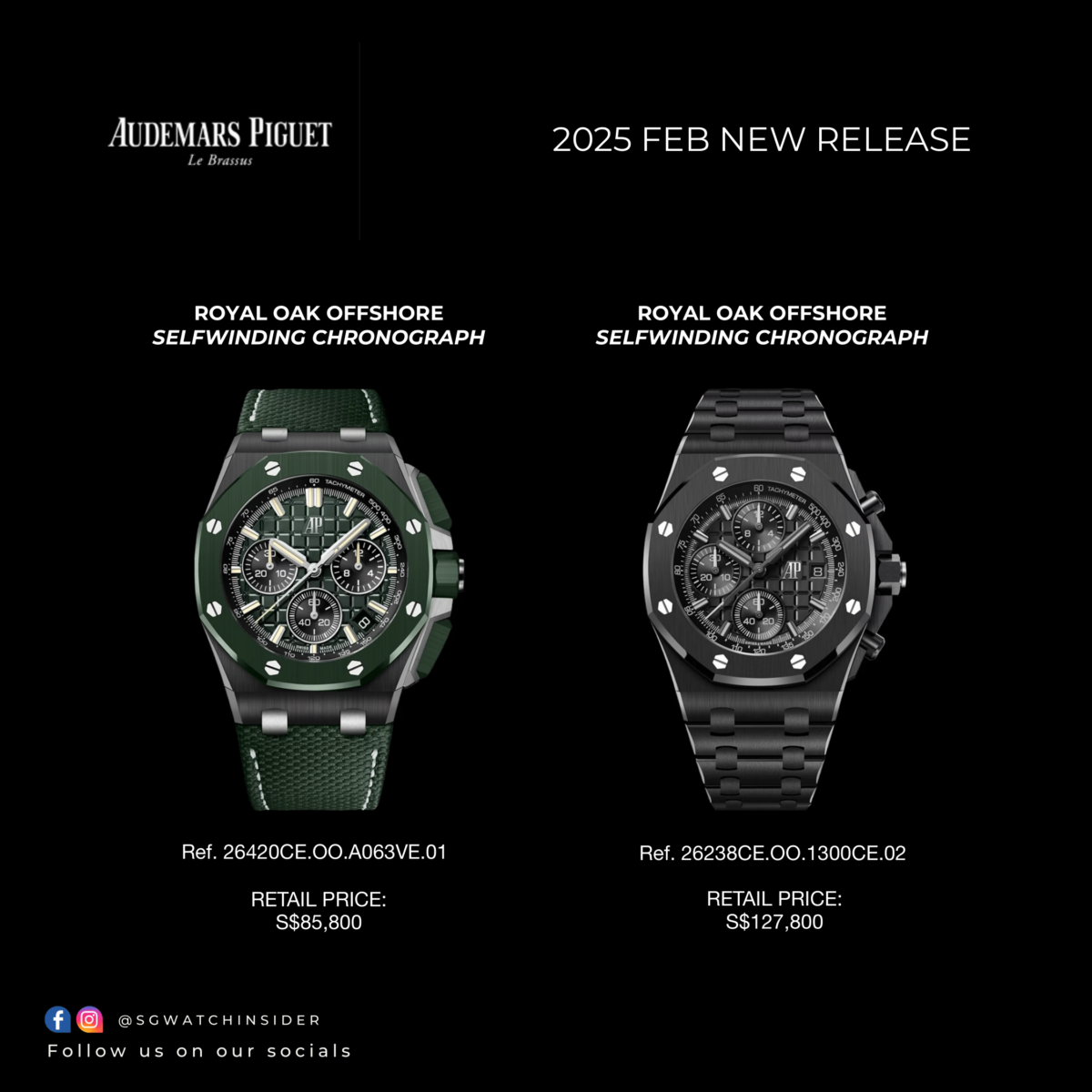 12 New Release - Audemars Piguet 2025 FEB